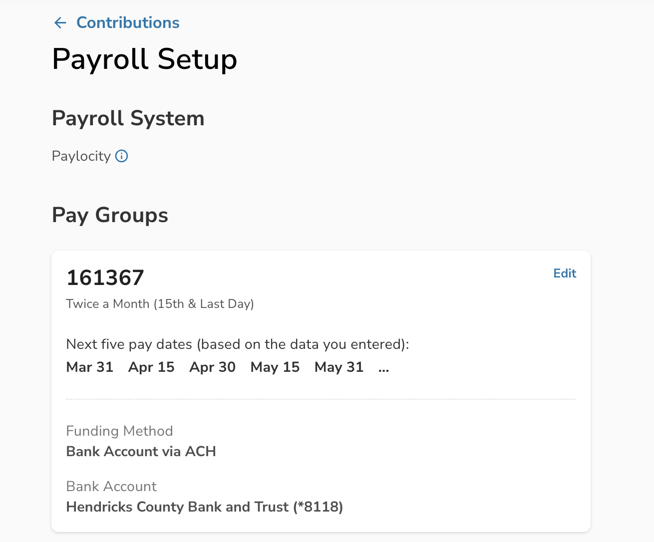 Contributions Page – FutureStep